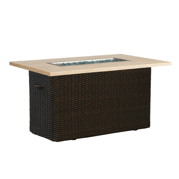 Fire Table with Stone Top